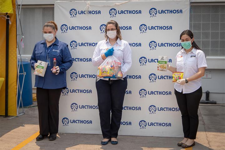 Lacthosa y Quaker unen esfuerzos para entregar 20,000 desayunos - Lacthosa